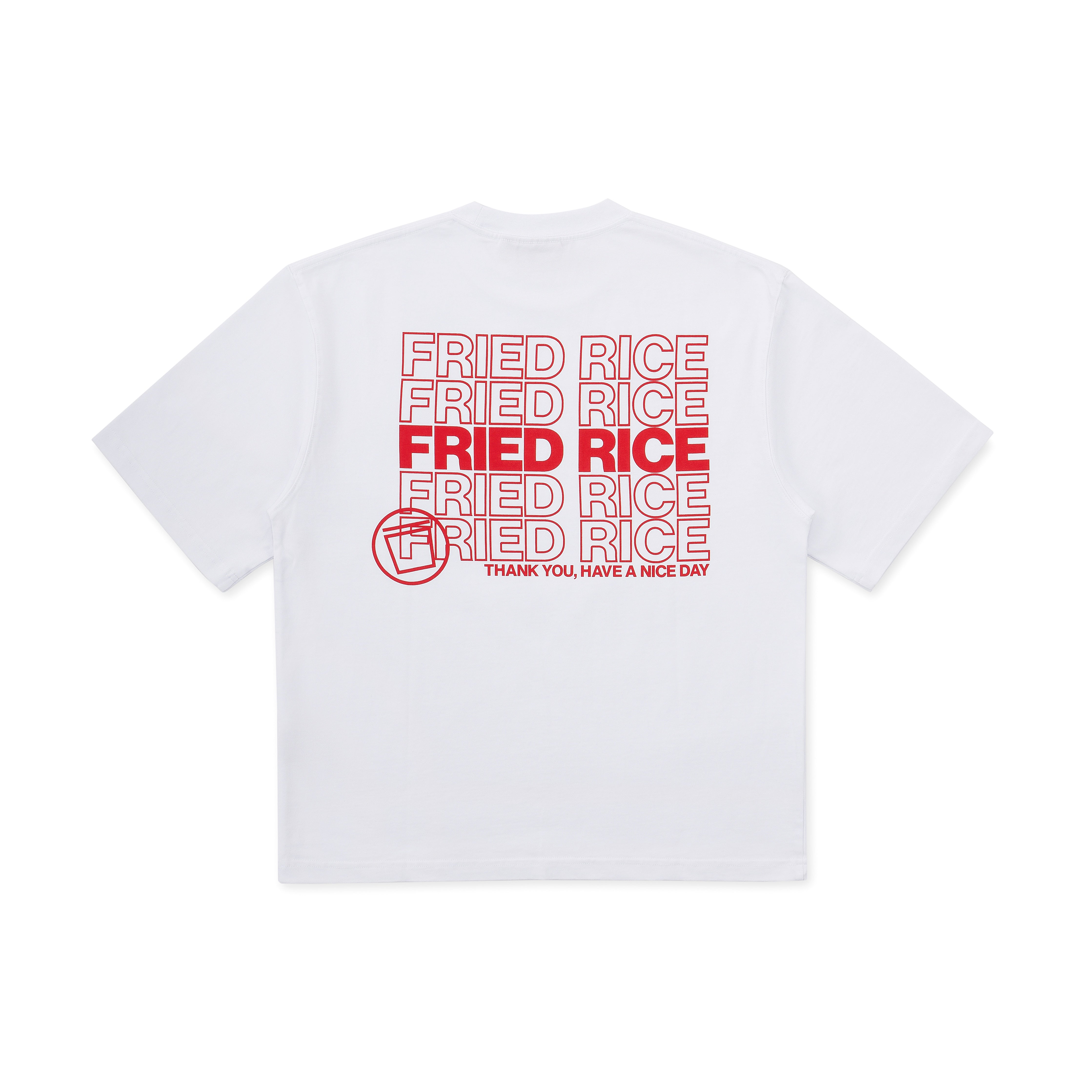 Takeout Tee - White – FRIED RICE SHOP