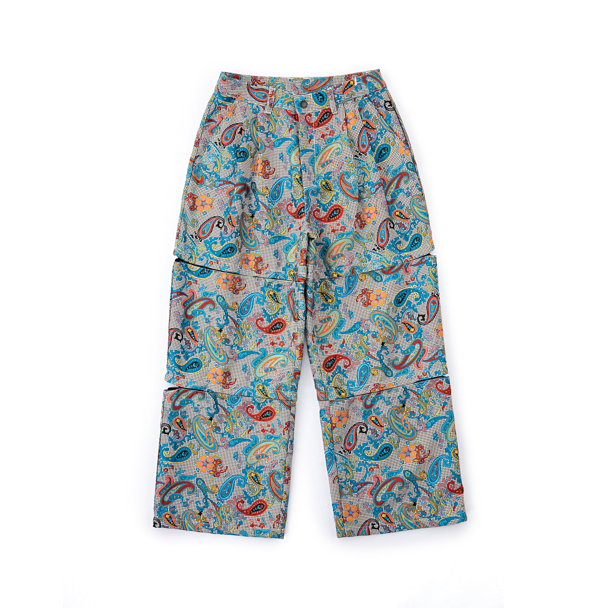 Convertible Cargos - Multicolor Paisley – FRIED RICE SHOP