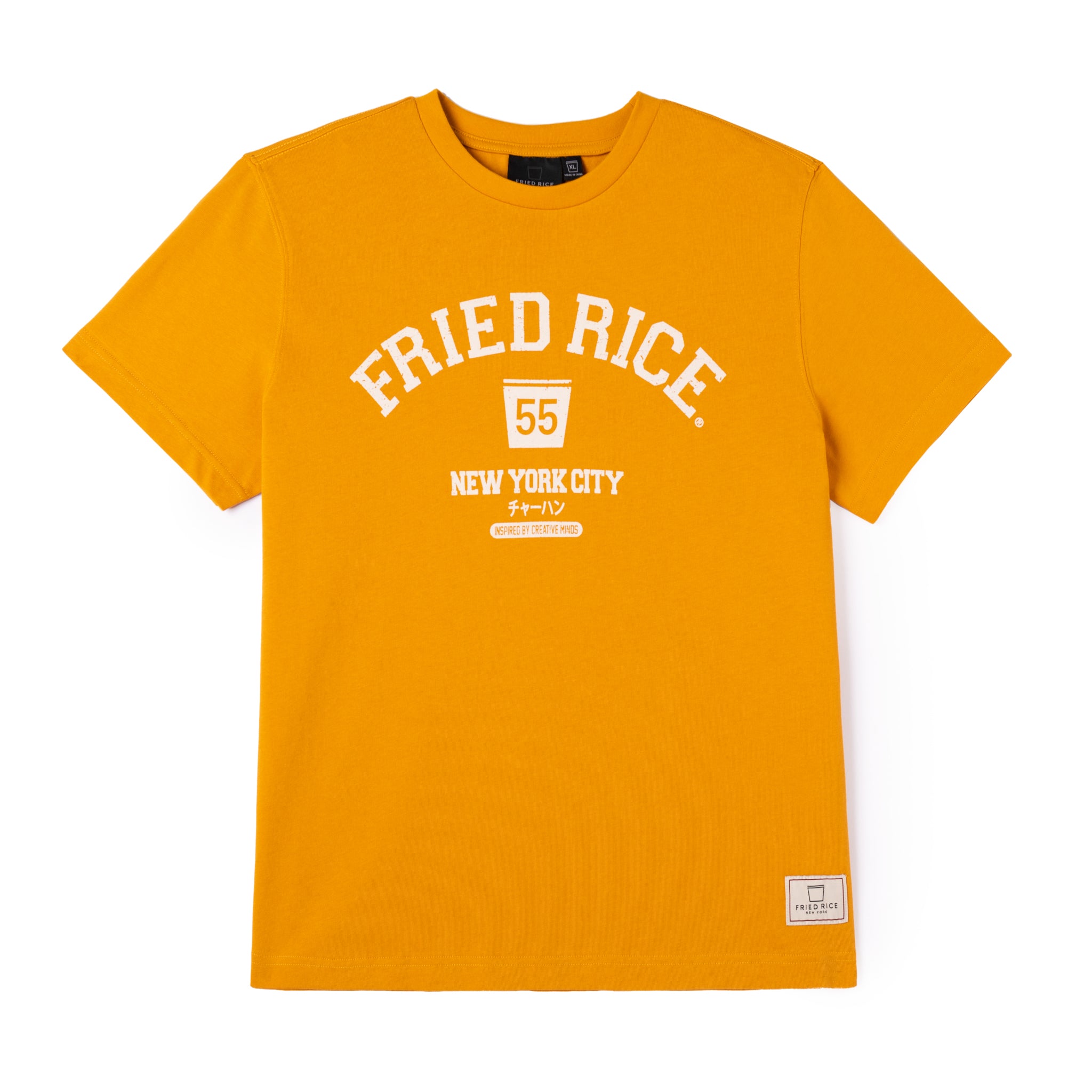 Collegiate Tee - Orange – FRIED RICE SHOP